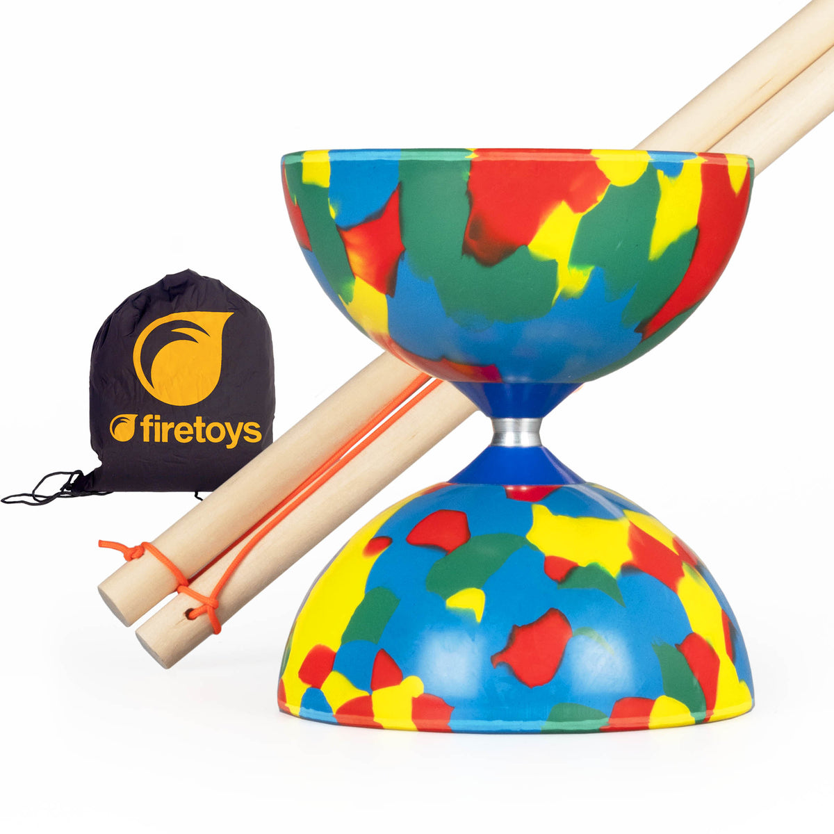 Jester Diabolo Set with Wooden Handsticks and Bag – Firetoys EU