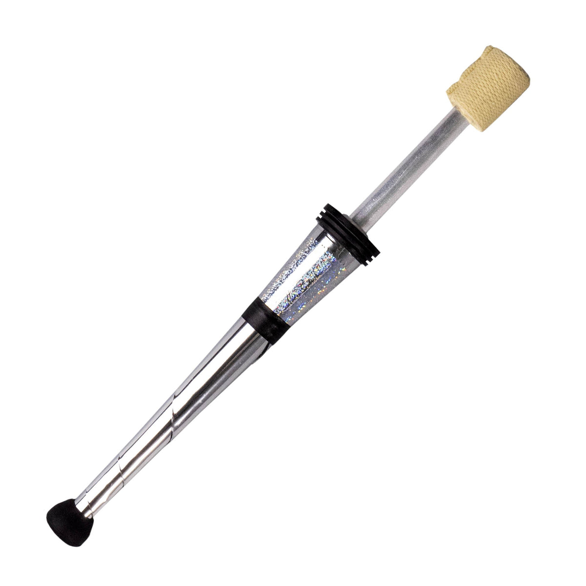 Mr Babache Pro Juggling Torch-Silver – Firetoys EU